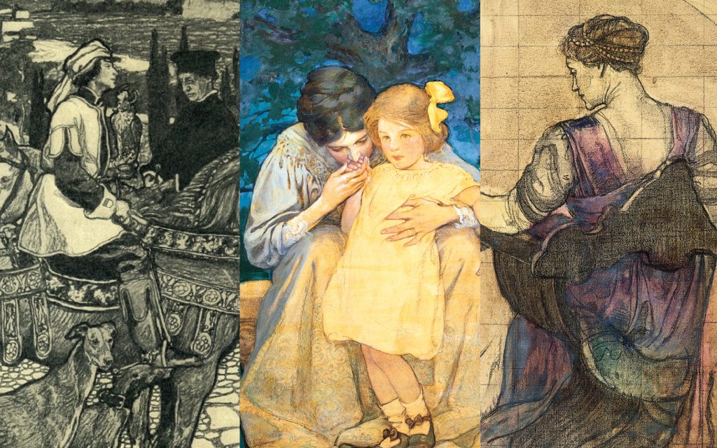 THE RED ROSE GIRLS - Stephen Foster Design